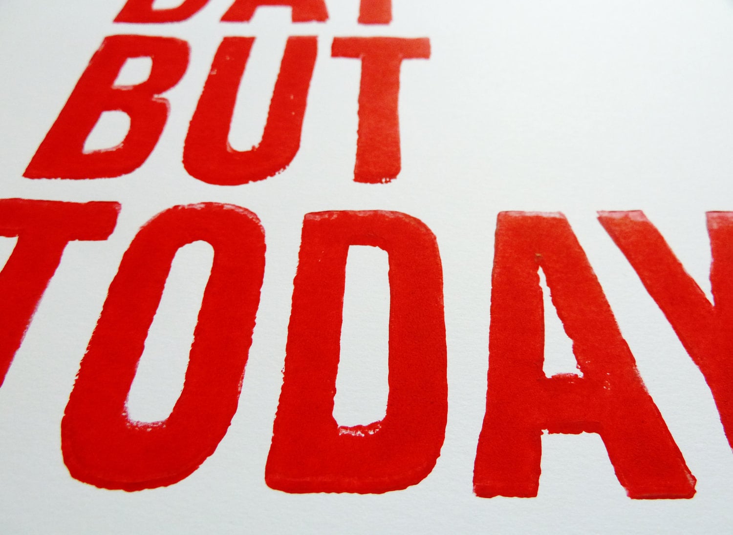 Items similar to PRINT - Lyrics, Rent, Carpe Diem - No Day But Today ...