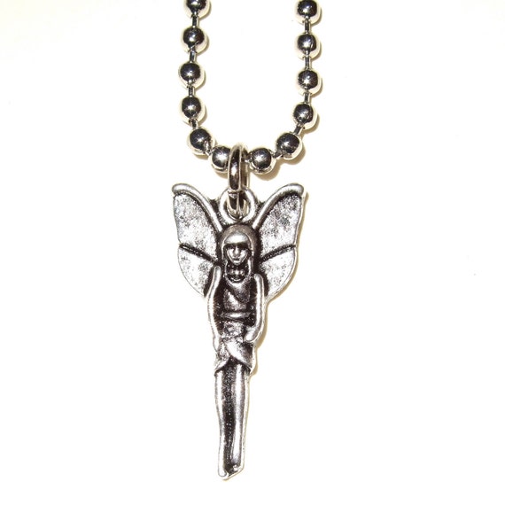 Angel Necklace Men's Pendant Guardian Angel by flonightingales