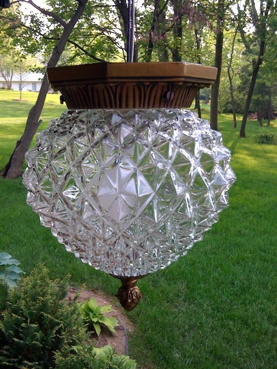 Ceiling Light Hollywood inspired vintage California Light