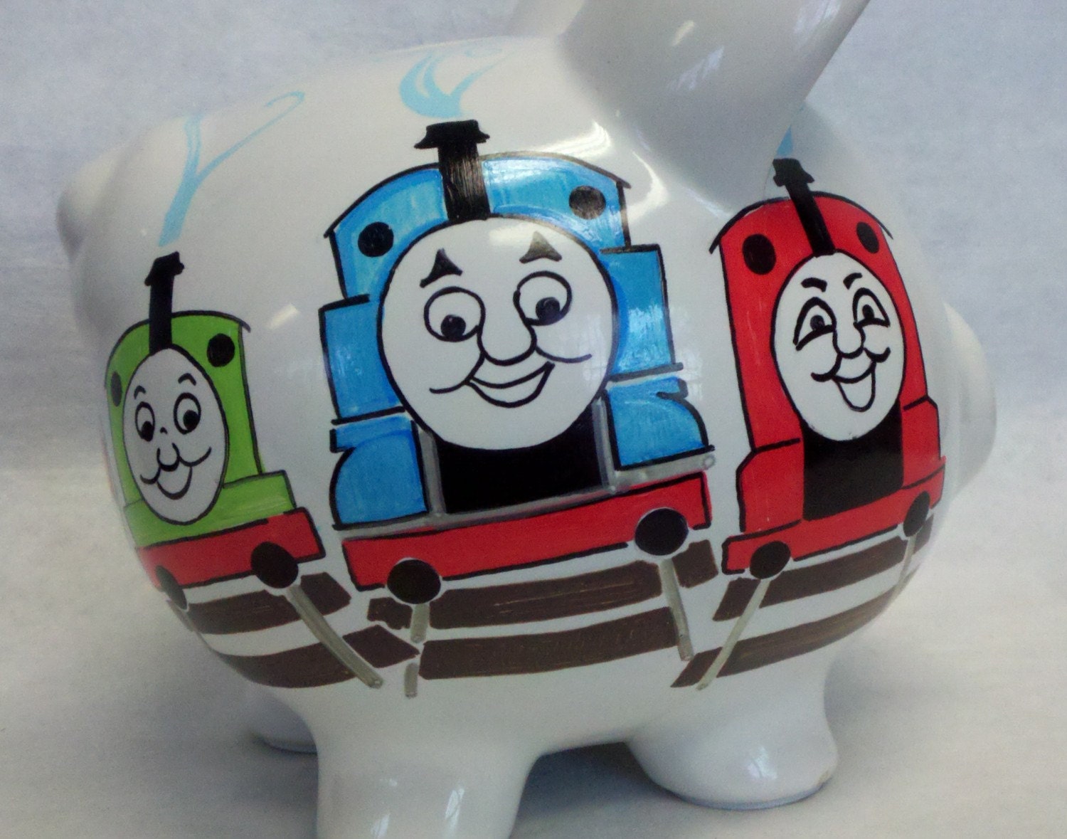 Personalized Piggy Bank Thomas the Tank and Friends
