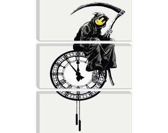 Grim reaper clock | Etsy