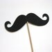 Photobooth Props Giant Mustache on a Stick 7 x