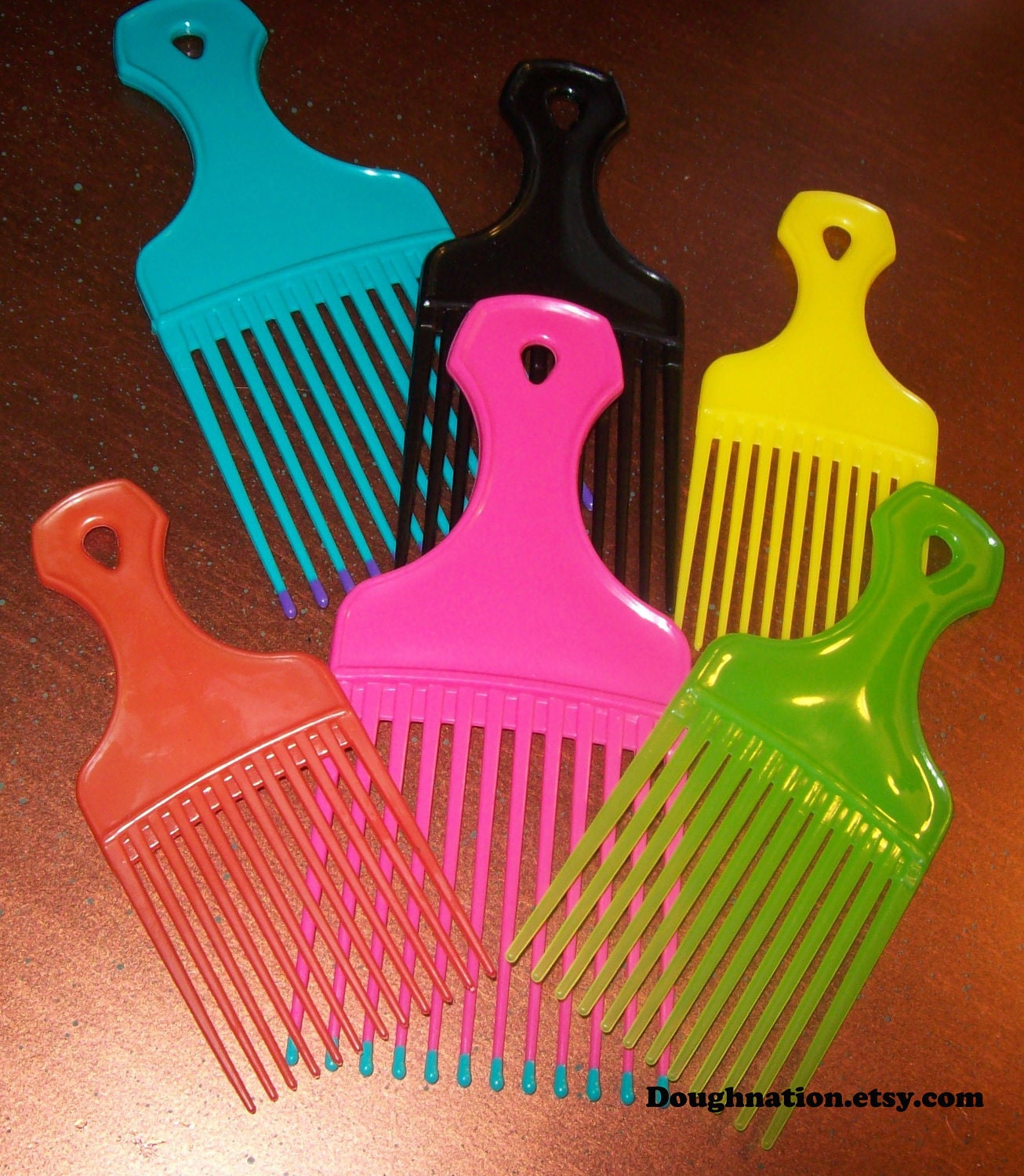 Nostalgic Hair Picks by doughnation on Etsy