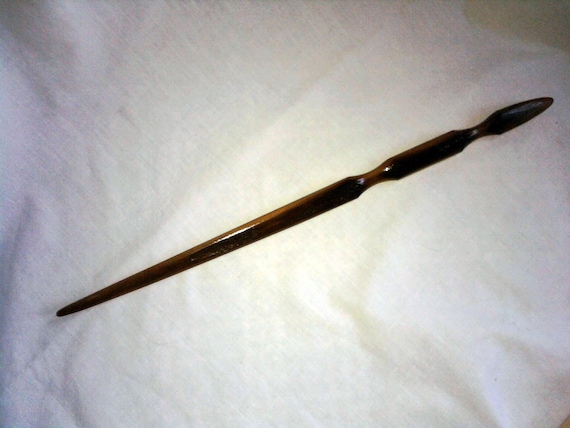 Harry Potter Magic Wand Hand Carved Yew 13 Inch by OrchardWorks
