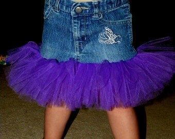 Popular items for denim tutu on Etsy