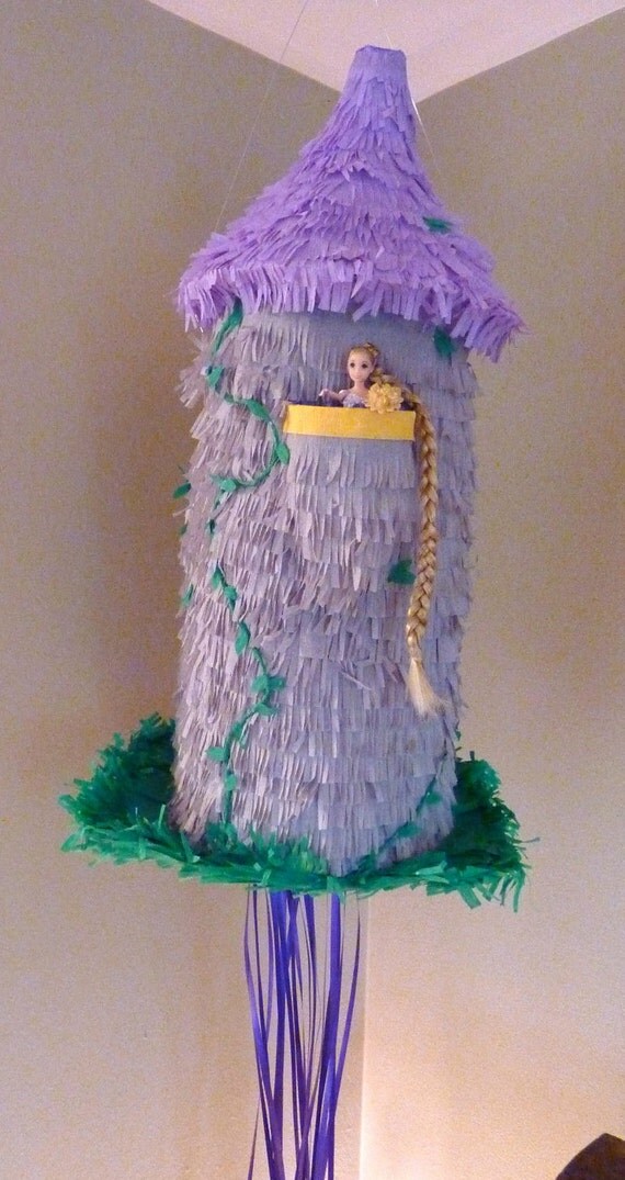 Items similar to Pinata: Rapunzel (Tangled) Tower on Etsy