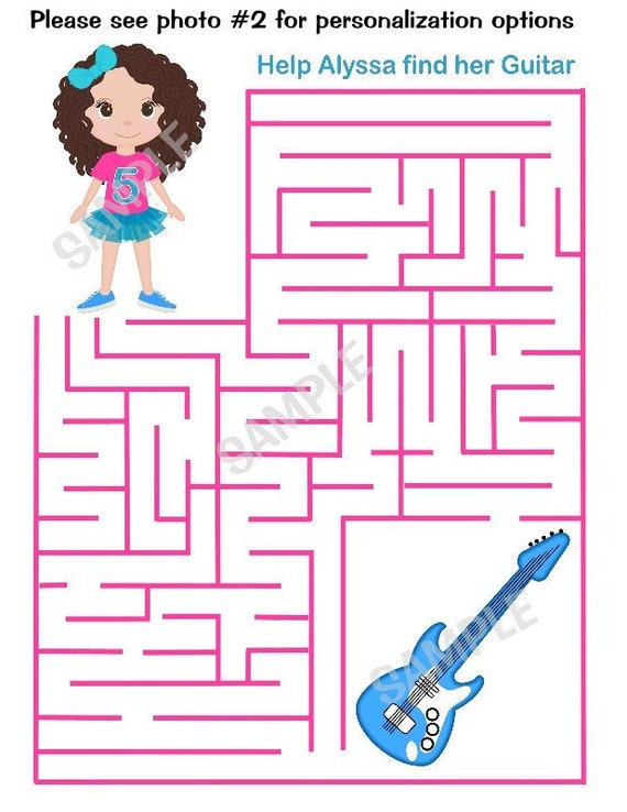 Printables Rock Star Game