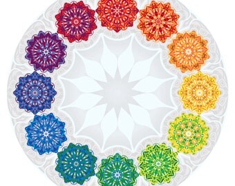 Mandala wheels | Etsy