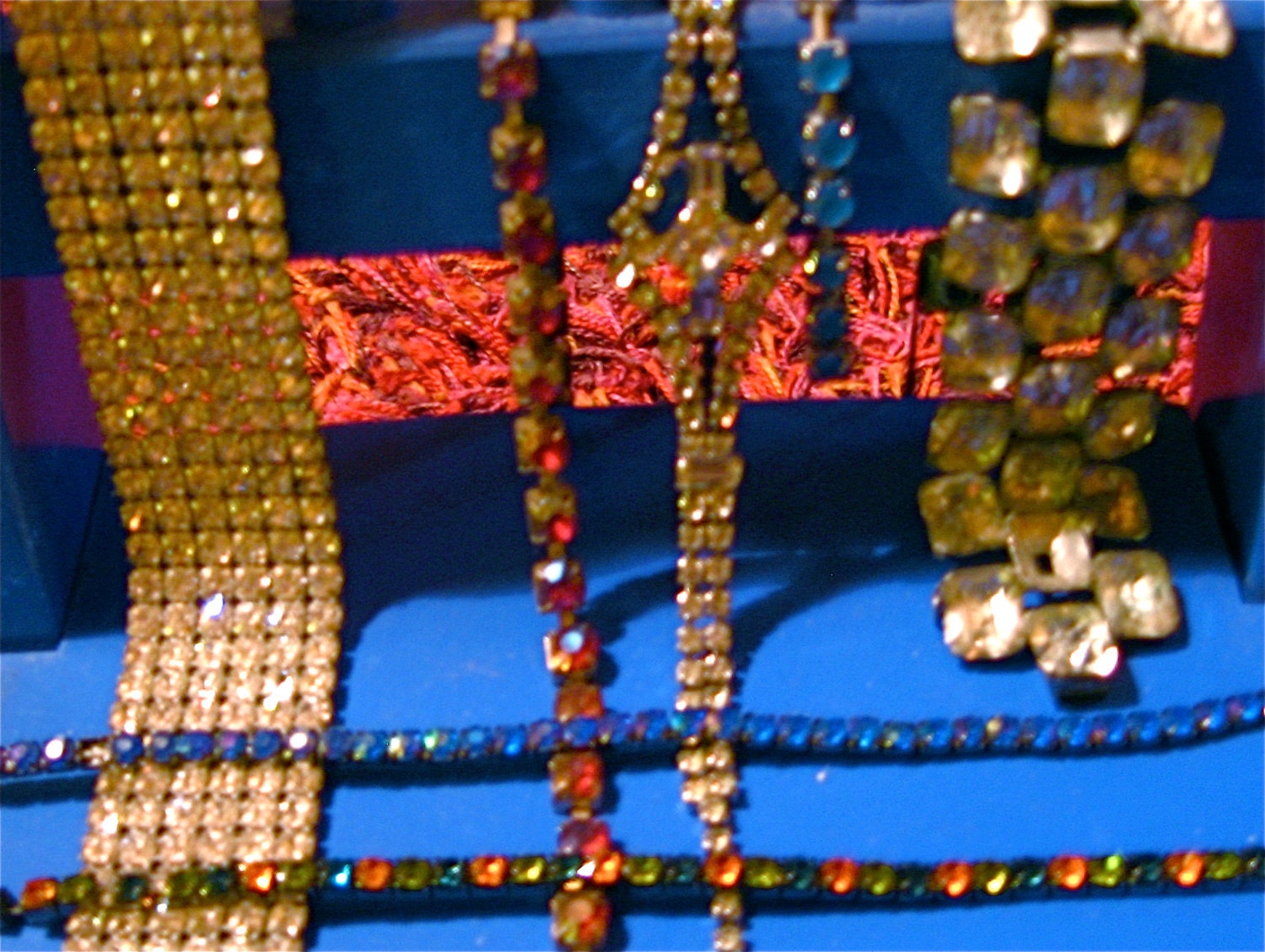 50% off Stunning VINTAGE RHINESTONE Ropes Collection Eight Pieces 3 to ...