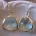 Prasiolite Earrings Green Gold Filled Earwires Bridesmaid