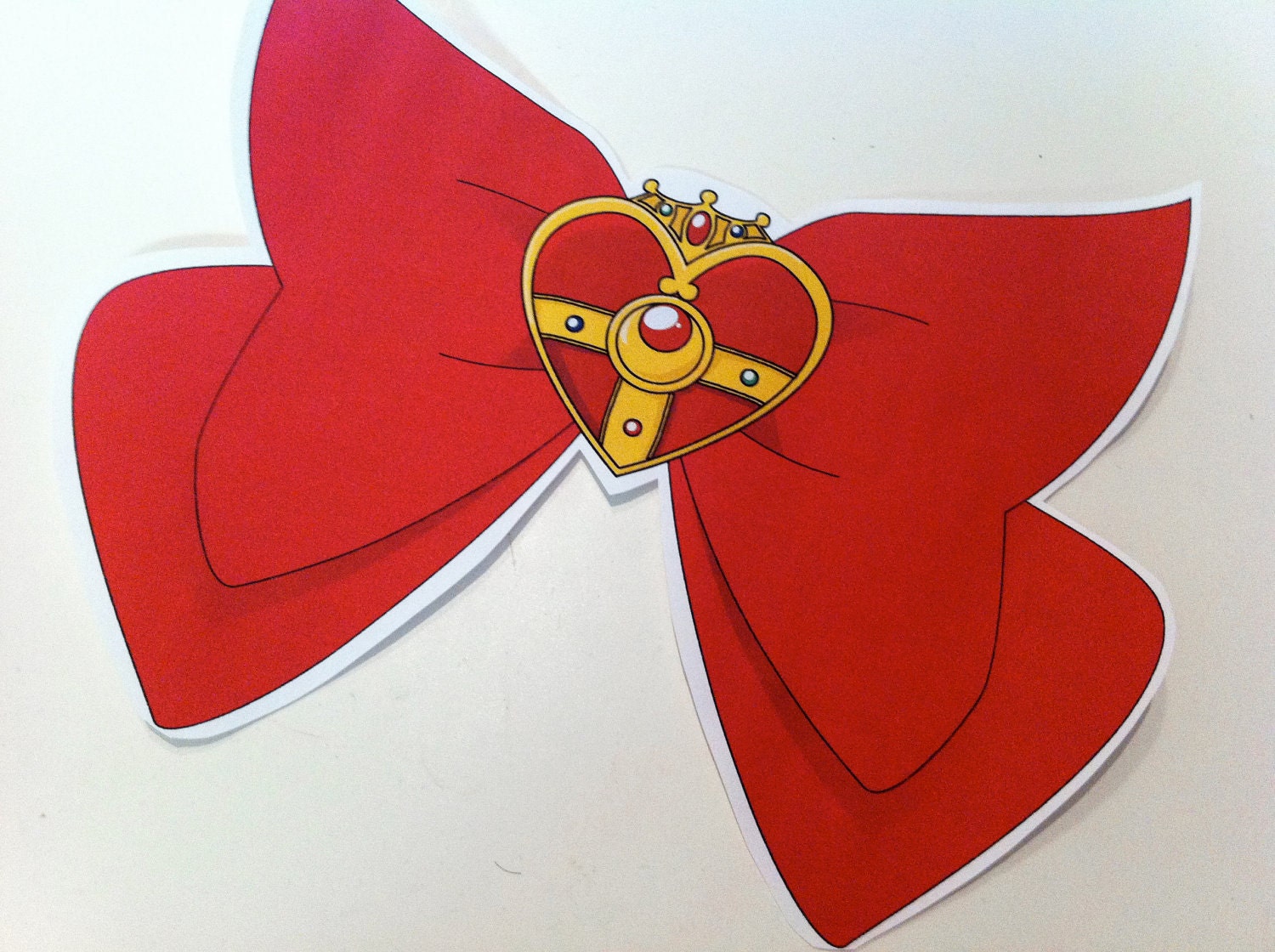 Sailor Moon Cosmic Heart Compact Bow iron on