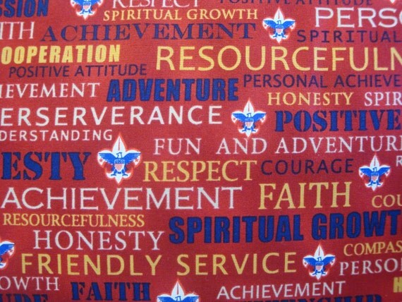 Boy Scouts of America Fabric from Robert Kaufman One Yard