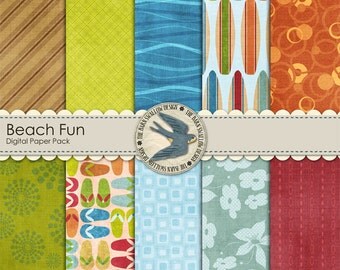 Digital Scrapbook Paper Pack Sweet Baby Girl set 1 10