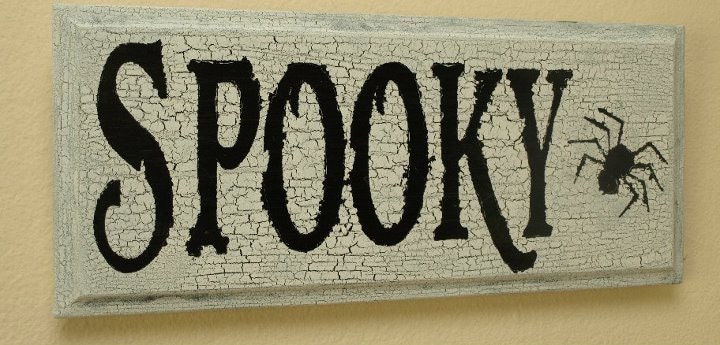 Spooky Halloween Sign