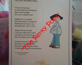 Unique pregnancy poem related items | Etsy