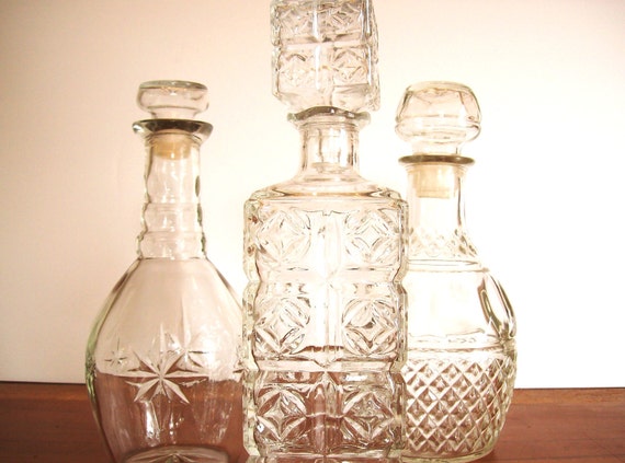Vintage Decanter Set