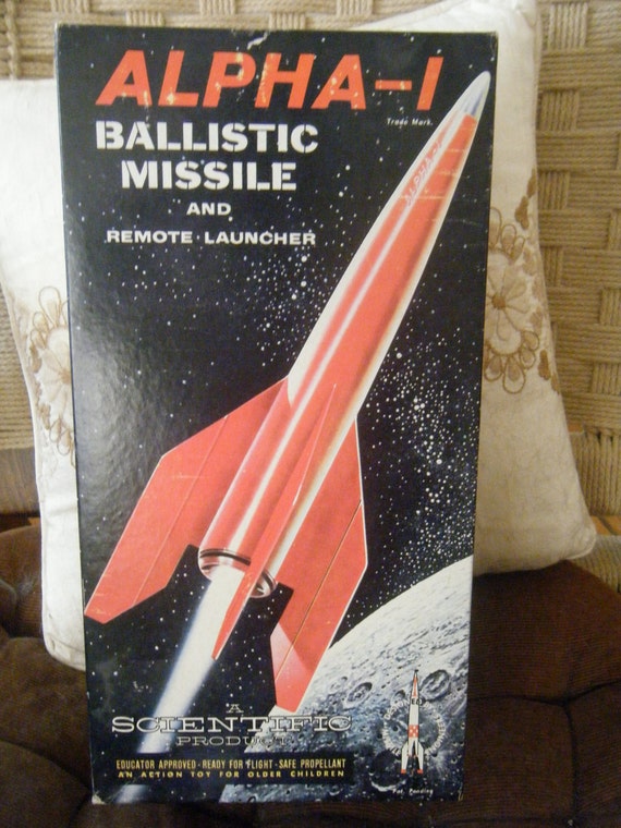 Vintage 1958 Alpha-1 Ballistic Missile toy
