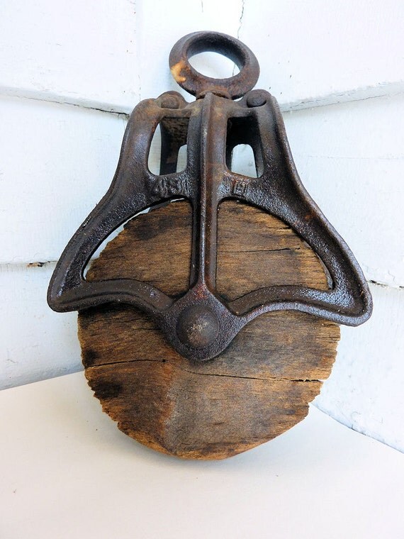 Antique Wooden Barn Pulleys Ideas