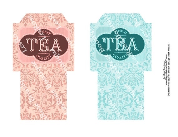 Diy Tea Bag Holder Template | Ahoy Comics