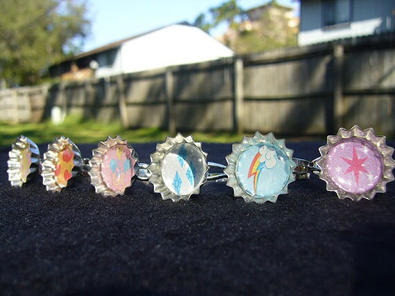 Friendship Pony Brony Ring SINGLE by Monostache on Etsy