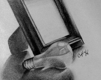 Unique light bulb drawing related items | Etsy