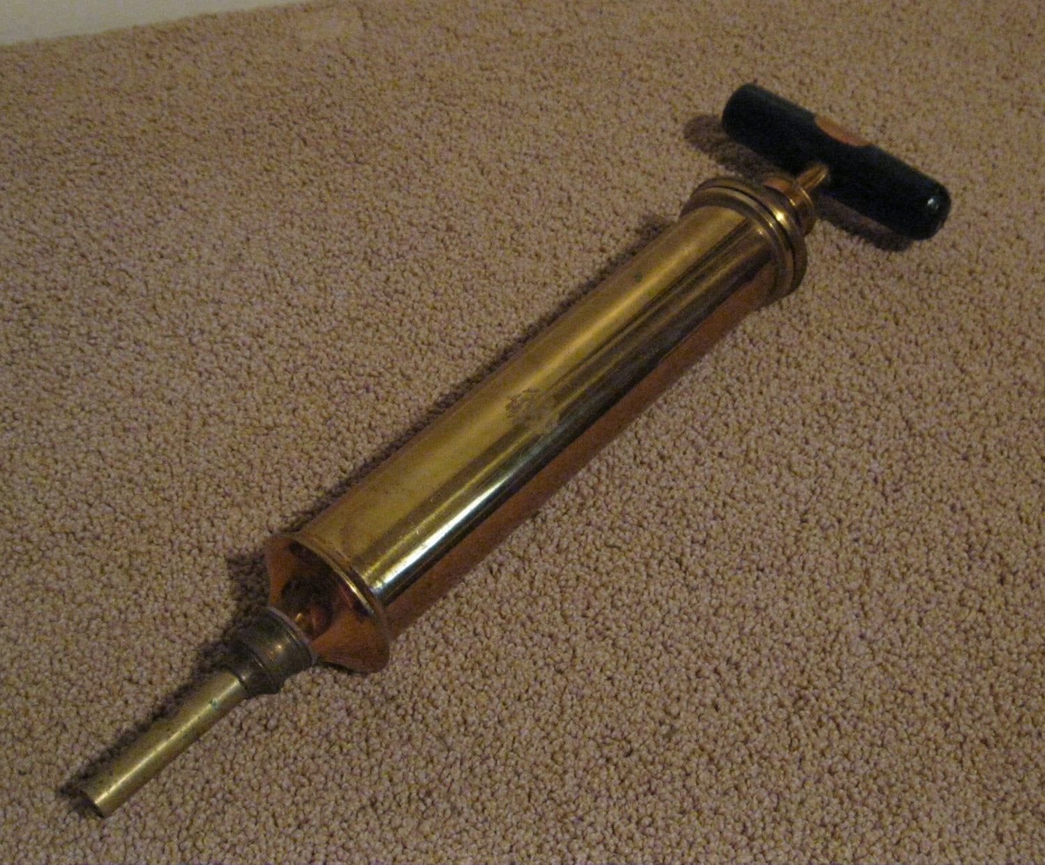 Antique Brass Barrel Hand Pump By Nesthill Made In England