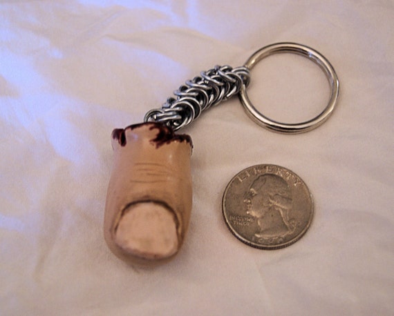 Severed Big Toe Keychain, Creepy & Fun, A Halloween Must-Have