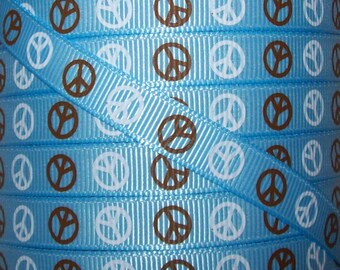 Blue peace sign | Etsy