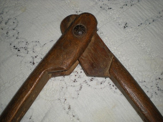 Large Primitive Wood Caliper