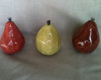 ceramic houses place card holder set by artcrafthome on Etsy