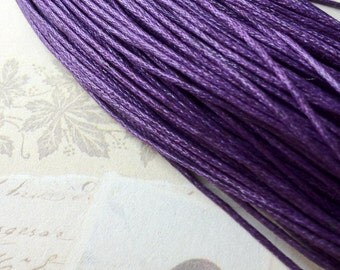 Purple waxed cord | Etsy