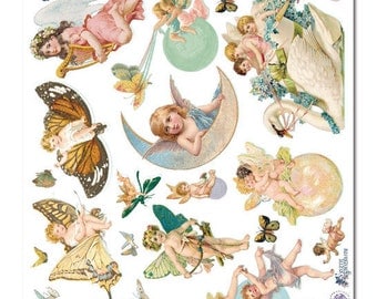 Popular items for angel sticker on Etsy