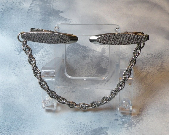 Vintage Sweater Clips Sweater Guards Silver by RosePetalResources