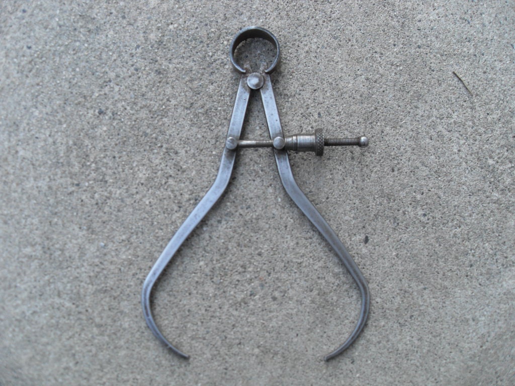 Vintage caliper tool union tool co. orange mass U.S.A. Vintage caliper tool union tool co. orange mass U.S.A.