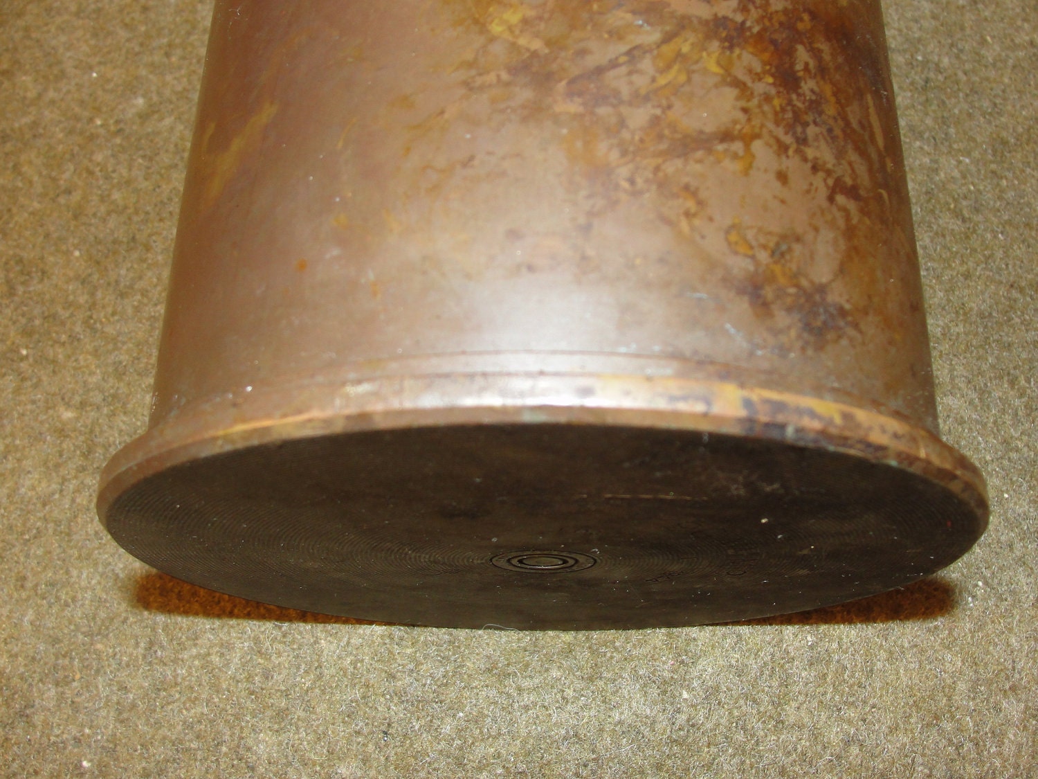 1944 Artillery Tank Shell Casing 90mm M-19 Inert by marketsquareus