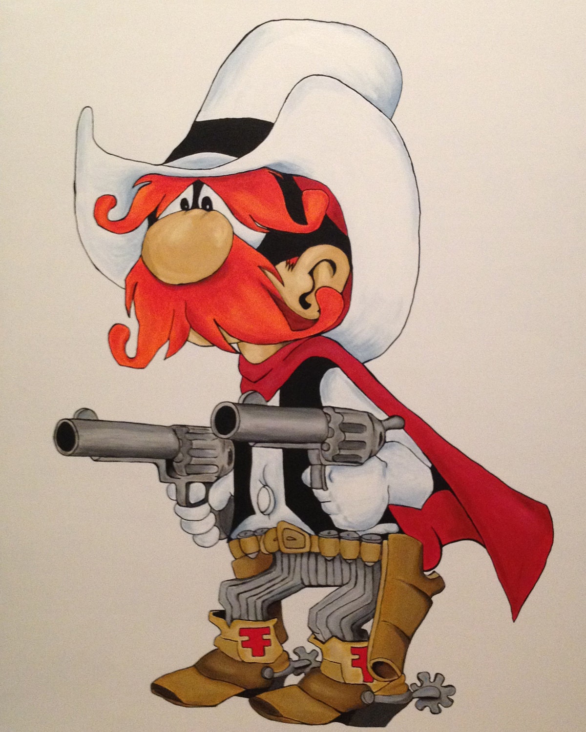 Custom Texas Tech Red Raider/ Dirk West Painting For Priscilla