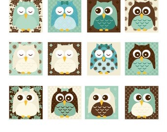 Popular items for owl collage on Etsy