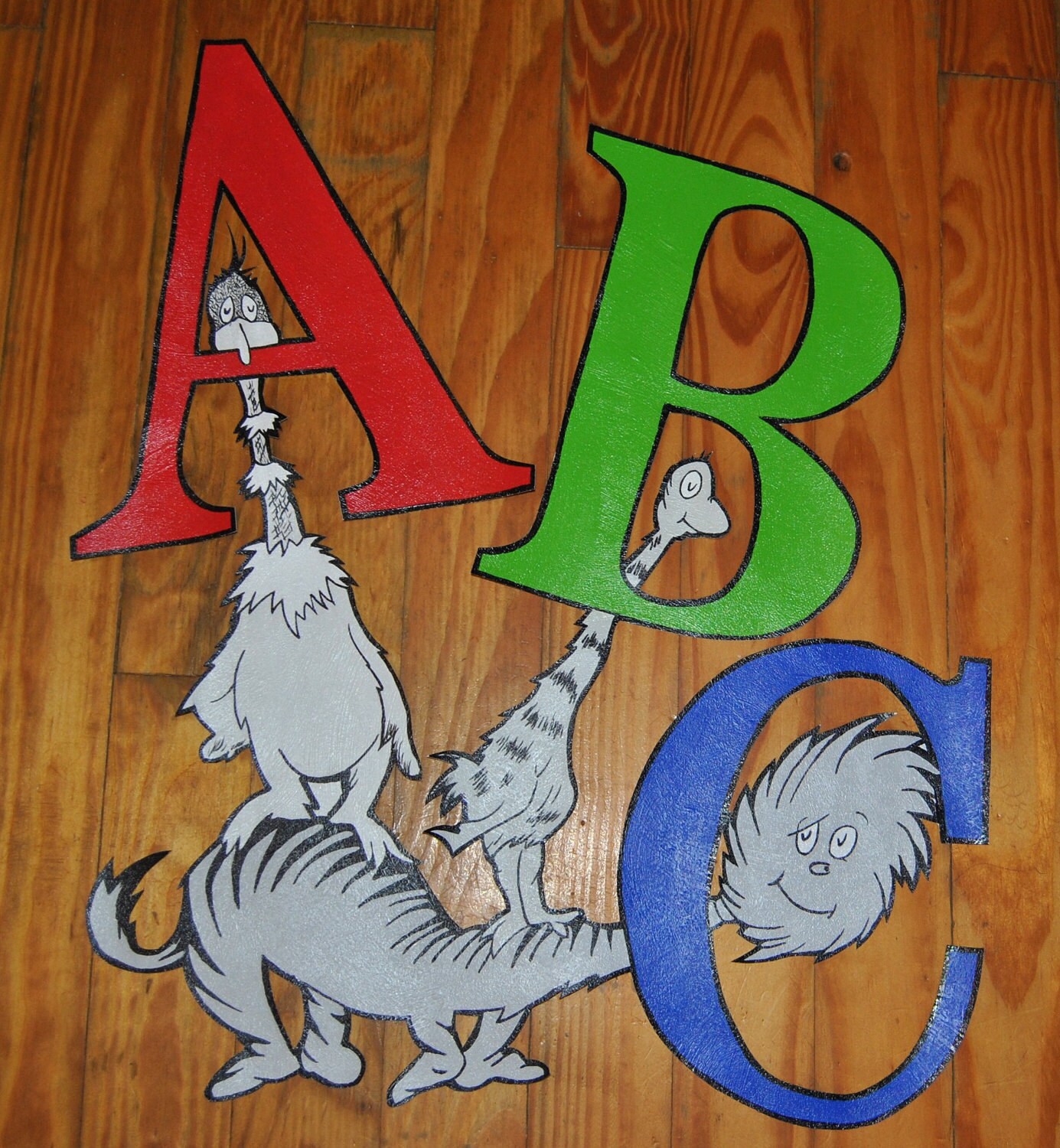 Dr Seuss ABC Wallpaper Mural Wall Decor
