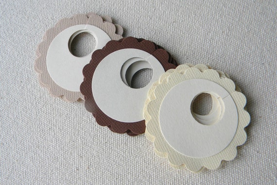 Items similar to CUSTOM Paper Wine Charms, Wine Tags, Wine Glass Charms ...