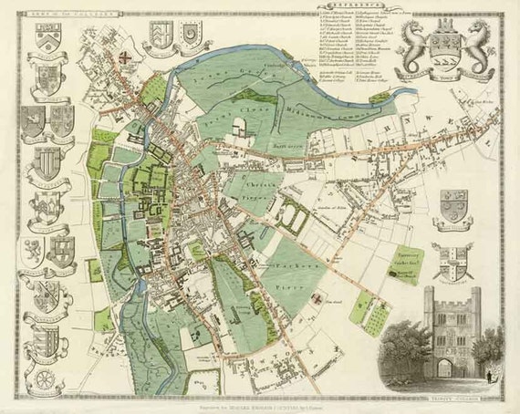 Cambridge Map Of England With Towns
