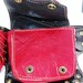 Red & Black leather rose Utility Belt by NayturesEmpire on Etsy