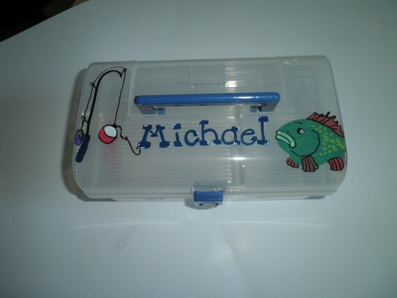 Fishing Tacklebox Childrens Custom Personalized Tackle Boxes