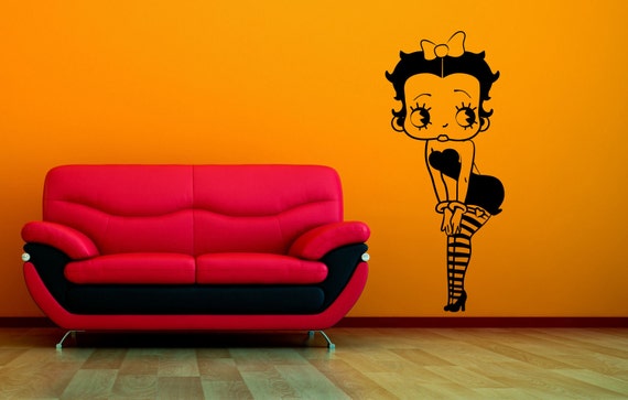 Items Similar To Oh Betty Boop Vinyl Wall Decal On Etsy