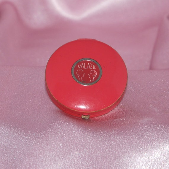 Items similar to Compact - Valaze - raspberry pink enamel on Etsy