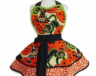 Popular items for halloween apron on Etsy