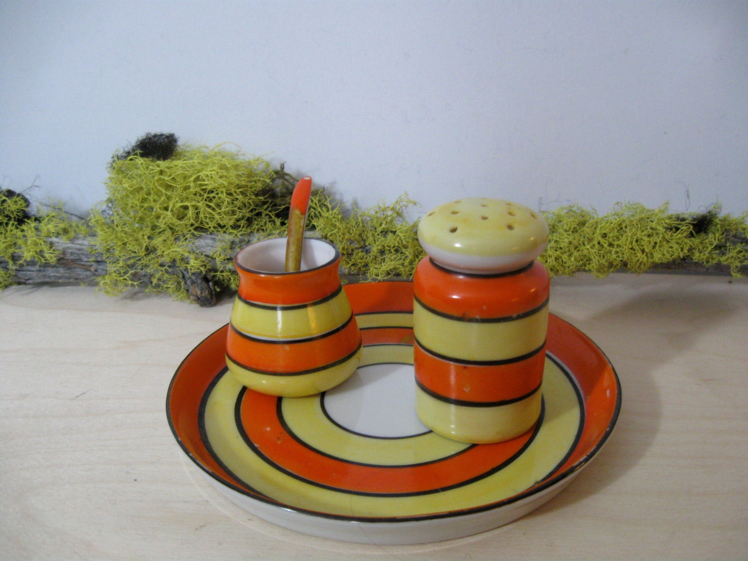 Vintage porcelain condiment tray, Made in Japan – Haute Juice