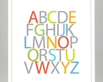 Alphabet Poster 11x14