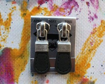 Popular items for leather zipper pull on Etsy