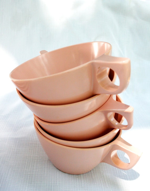 19 PCS In All....Pink Melmac Dishes Vintage Melmac by AbateArts