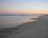 Items similar to Photography -- "Coco Beach Sunset" on Etsy